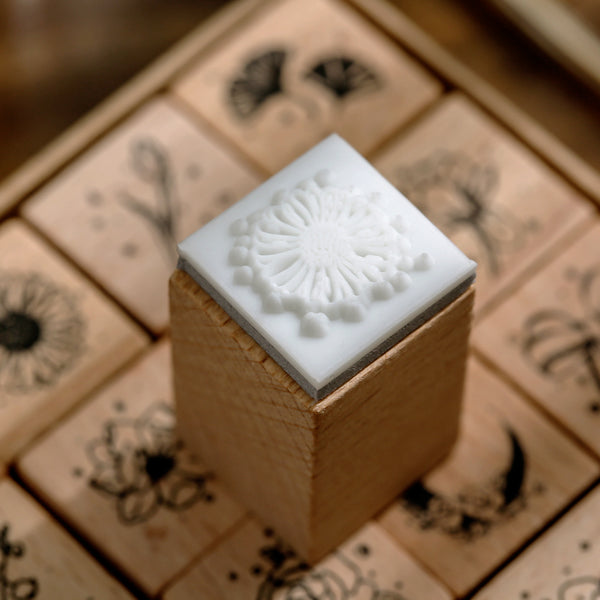 Simple Plant Basic Wooden Rubber Stamp Set-DIY Decoration | Stamprints