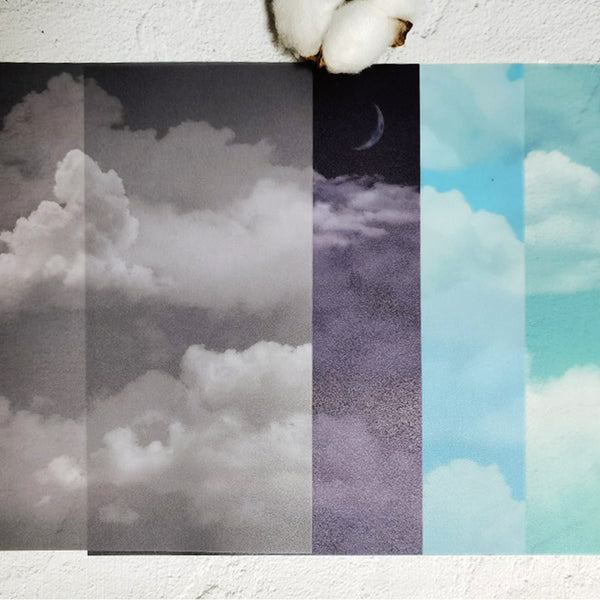 On the Cloud Translucent Sky Tracing Paper - Journal Paper| Stamprints