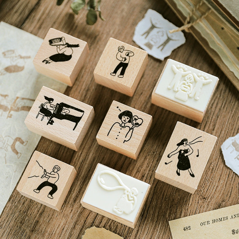 Fun Campus Performance Cartoon Stamp | Student Life