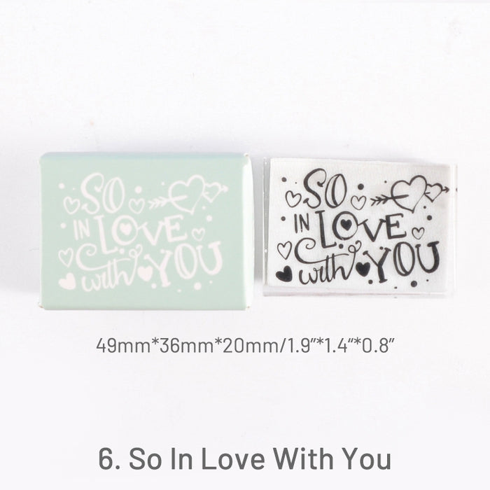 Good Blessing Greeting Clear Acrylic Rubber Stamp-Words |Stamprints
