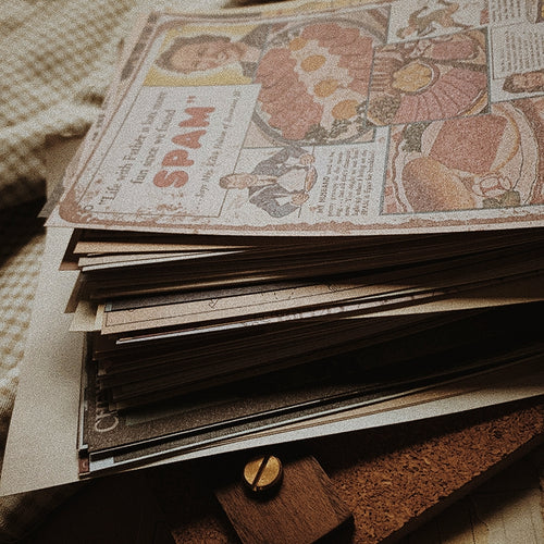 Retro Old Newspaper Scrapbook Paper Pack - Journal Paper | Stamprints