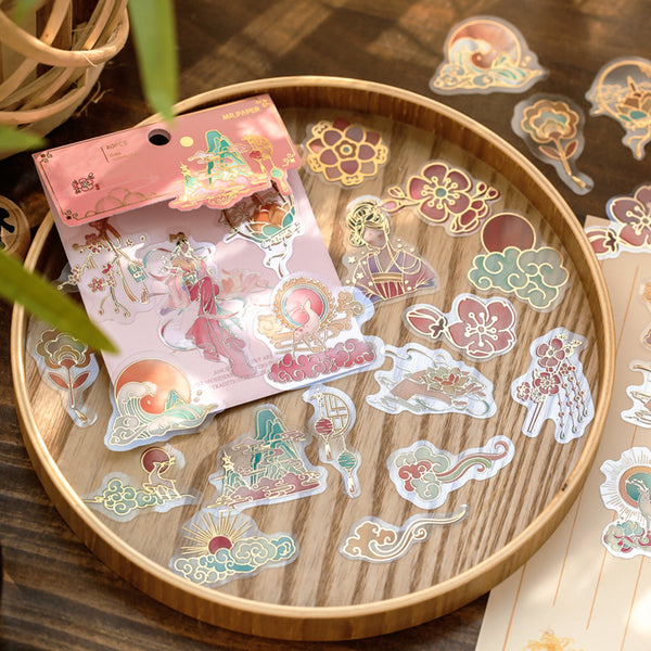 Traditional Chinese Style Hot Stamping Sticker Pack-Journal|Stamprints