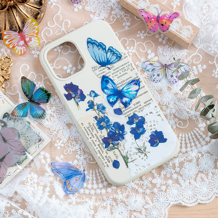 Translucent Amazing Butterfly PVC Sticker Pack - Clear & Waterproof ...