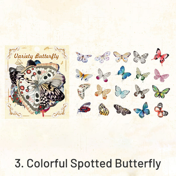 Translucent Amazing Butterfly PVC Sticker Pack - Clear & Waterproof ...