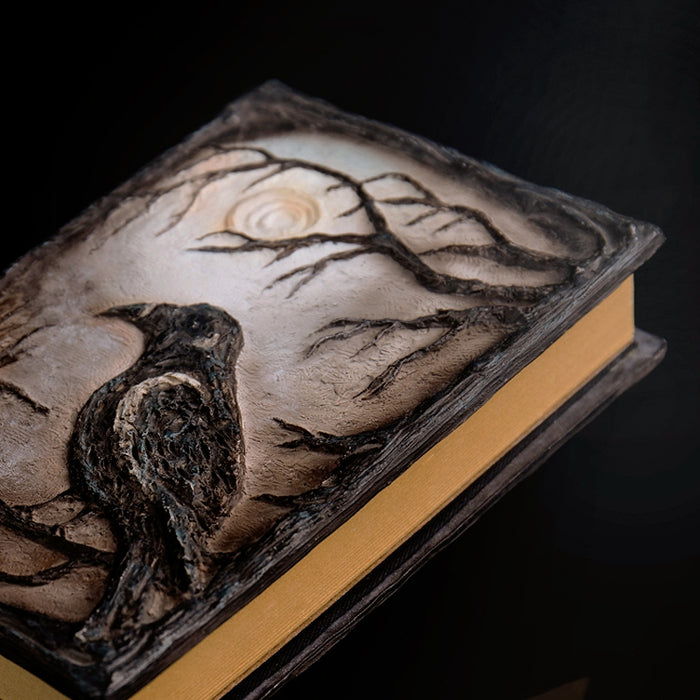 Vintage 3D Embossed Raven Magic Notebook