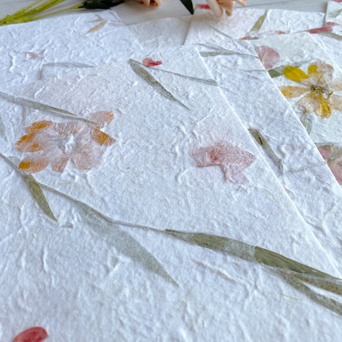 Petal Rice Paper Craft Supplies | Handmade Journal Materials