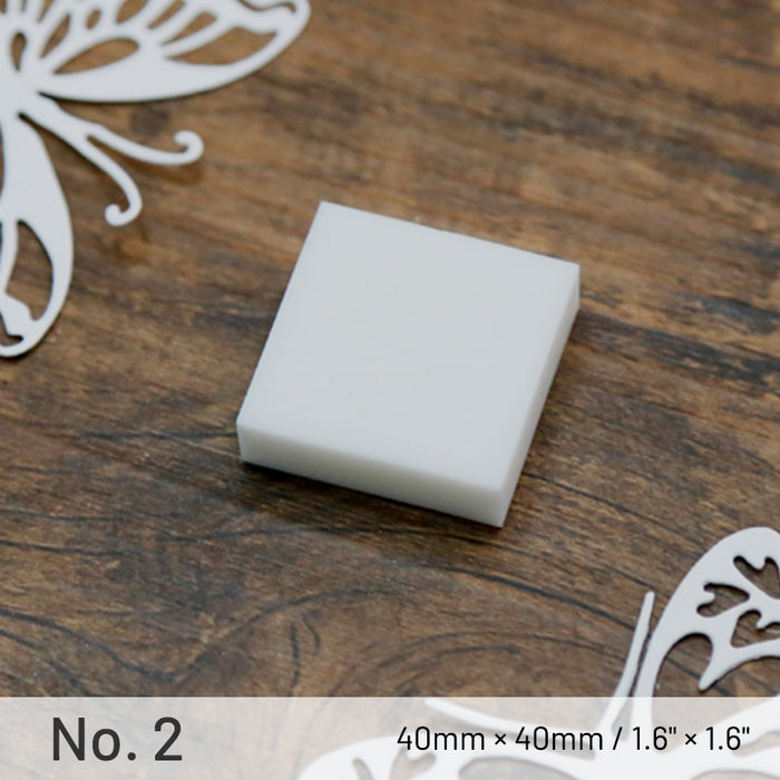White Square DIY Rubber Stamp Carving Block- Create Unique Rubber ...