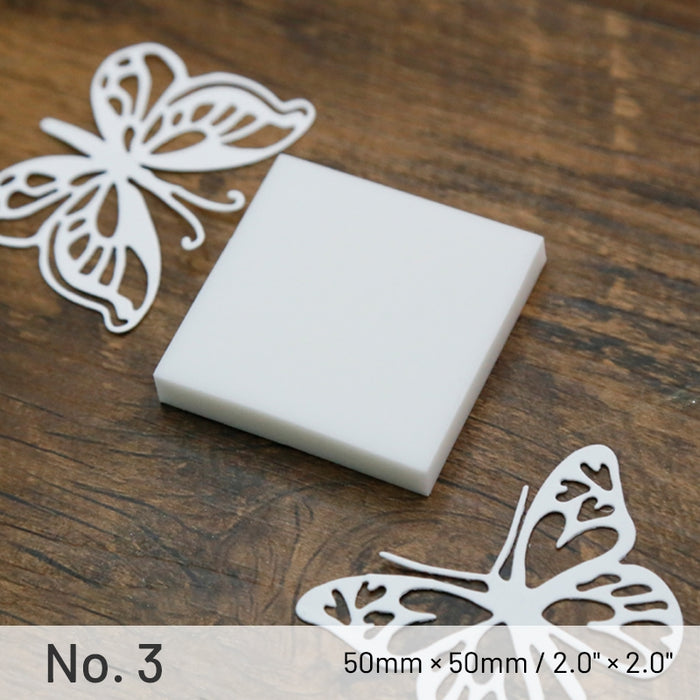 White Square DIY Rubber Stamp Carving Block- Create Unique Rubber ...
